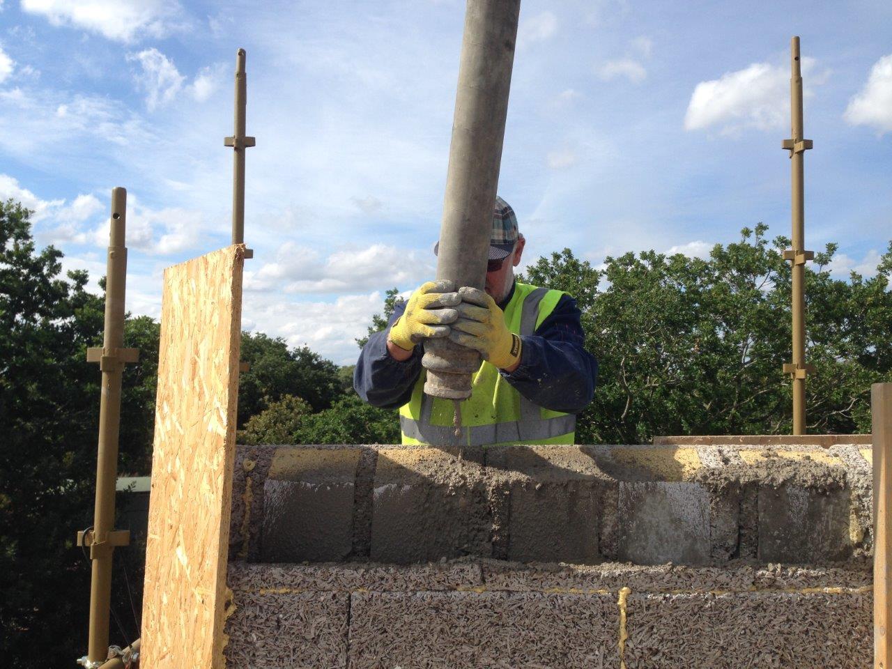 The Blue House with Durisol ICF Blocks - CDI